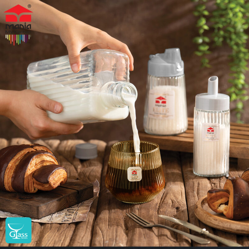 Elite glass Book Bottle (Glass) - Mania; A New Experience in Healthy ...